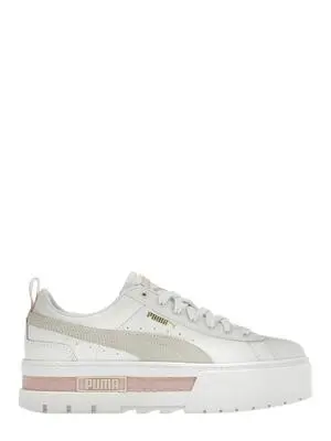 PUMA Mayze Leather Sneakers - White/marshmallow
