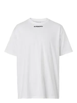 Burberry Monster Graphic Print Oversized T-shirt - White/black