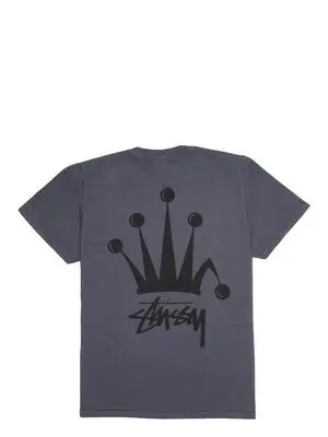 StÜssy Regal Crown Pigment Dyed T-shirt - Indigo