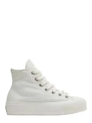 CONVERSE Chuck Taylor All Star Lift Hi Diy Beads - Egret/black