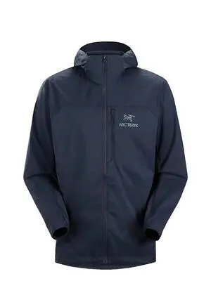 Arc'teryx Squamish Hooded Windbreaker - Black Sapphire
