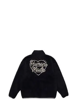 HUMAN MADE Boa Fleece Pullover - Navy Blue