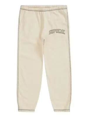 Supreme Big Stitch Sweatpant Natural
