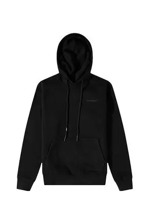 Off-White Diag Tab Slim Hoodie Black/black
