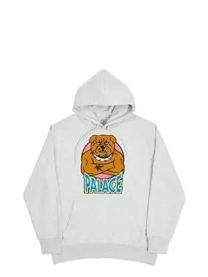 PALACE Bulldog Hood - Grey Marl