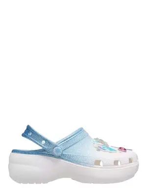 CROCS Classic Platform Clog Disney Frozen - White/blue