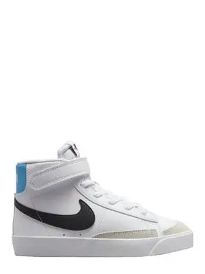 Nike Blazer Mid '77 High-top Sneakers - White/black/light Photo Blue