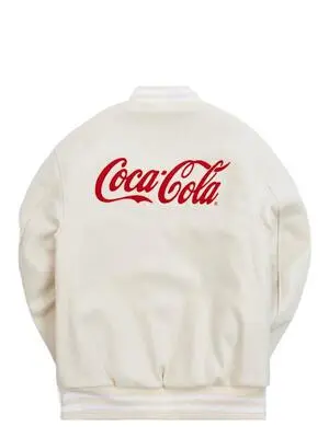Kith X Cocacola X Golden Bear Varsity Bomber - Natural