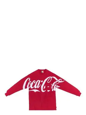 Kith X Cocacola Quinn Long Sleeve Tee Shirt Red