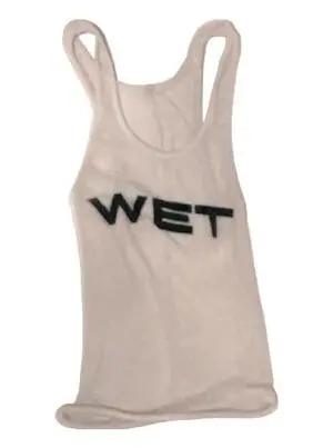 Yeezy X Mowalola Wet Tank In White | Editorialist
