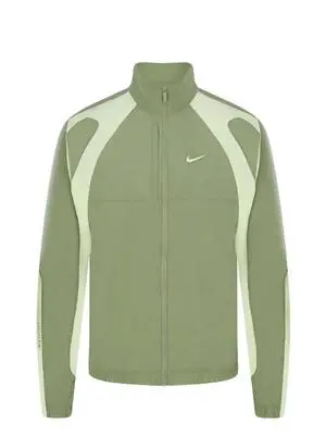 Nike X Nocta Northstar Nylon Track Jacket - Oil Green/light Liquid Lime