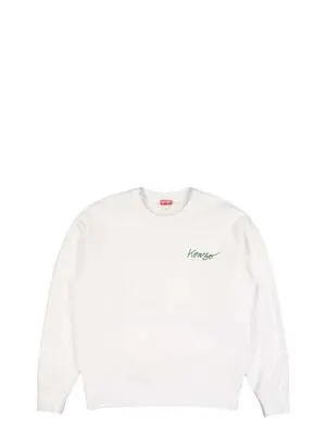 Kenzo Poppy Nigo Back Print Sweatshirt - White