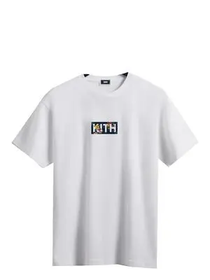 Kith Begonia Floral Classic Logo Tee Shirt - White