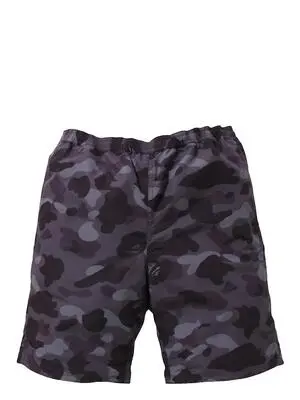 BAPE Camo Reversible Shorts - Burgundy