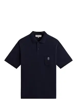 Kith Ethan Pique Polo Shirt - Nocturnal