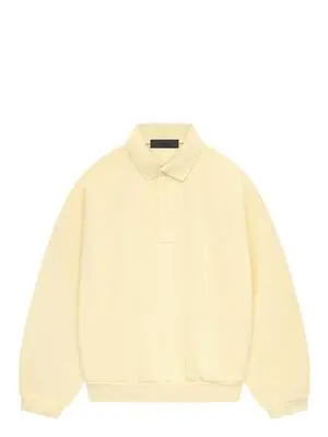 Fear Of God Essentials Longsleeve Polo Shirt - Garden Yellow