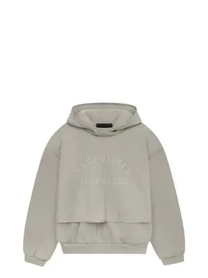 Fear Of God Essentials Nylon Fleece Hooded Sweater - Seal