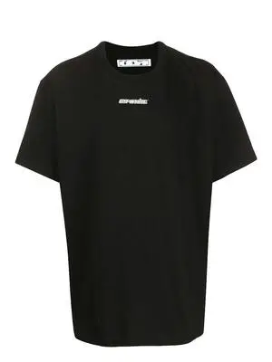 Off-White Marker Red Arrows Oversized Tee Shirt - Black