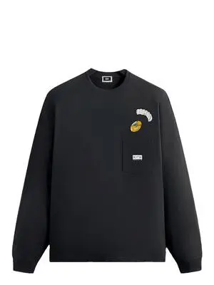 Kith Treats Parade Ii Long Sleeve Pocket Tee Shirt - Black