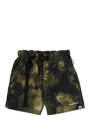 A BATHING APE Chusen Dye Eazy Shorts - Olive Drab