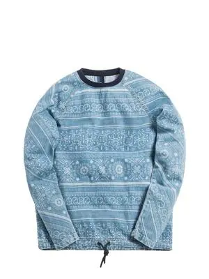 KITH Long Sleeve Denim Crewneck Sweatshirt