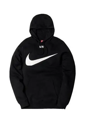 Kith Nike Swoosh Hoodie - Black