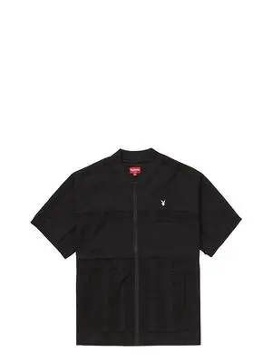 Supreme Leisure Zip-up Top - Black