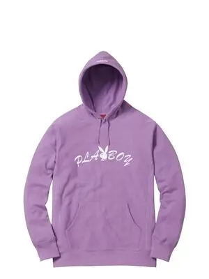 Supreme Playboy Hooded Sweatshirt - Dusty Lavender