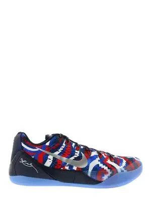 Nike Kobe 9 EM Low Independence Day Sneakers White/metallic Silverone-colorhyper Cobalt