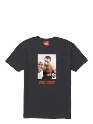 FULL SEND Mike Tyson Grenade Tee Shirt - Washed Black