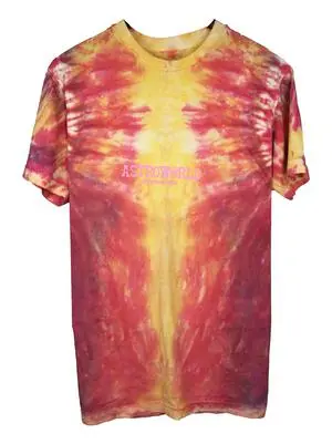 TRAVIS SCOTT Festival Run Firefly Festival Tee Shirt - Tie Dye