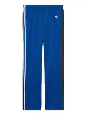 Gucci X Adidas Cotton Jersey Sweatpants - Cobalt Blue