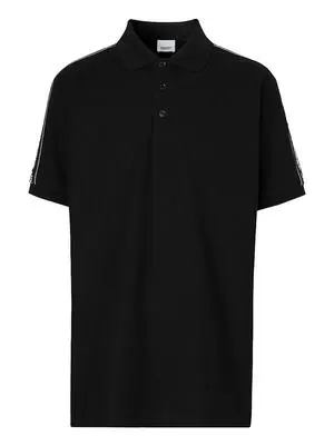 BURBERRY Logo Panelled Polo Shirt