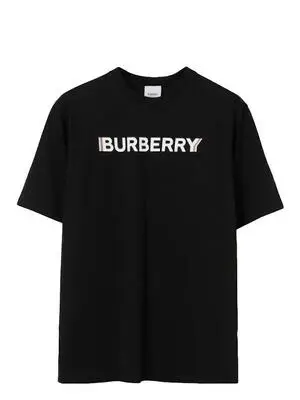 Burberry Logo Print T-shirt - Black/white