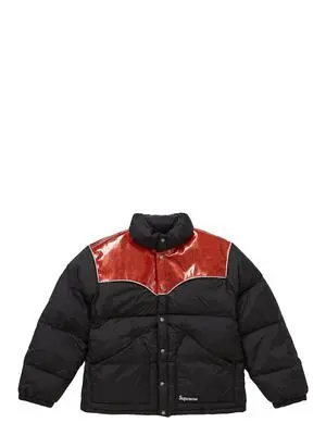 Supreme Glitter Yoke Down Puffer Jacket - Black