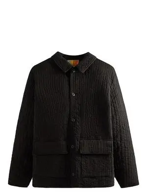 Kith Quilted Coaches Jacket - Black