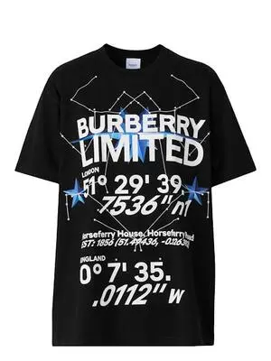 Burberry Carrick Star T-shirt - Black