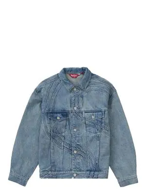 Supreme Denim Trucker Jacket - Washed Blue