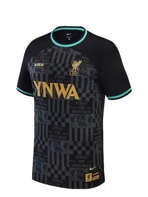 Nike Liverpool X Lebron James 2023/24 Stadium Replica Jersey - Black