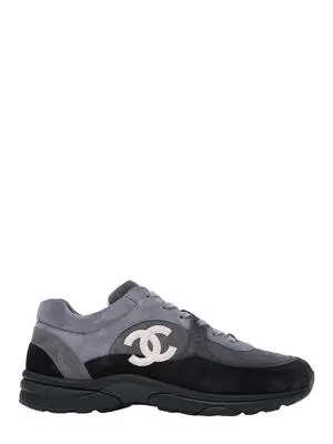 Chanel Low Top Trainer - Grey/black
