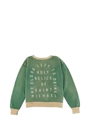 SAINT MXXXXXX No Blood Left Sweatshirt - Green