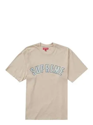 Supreme Cracked Arc Short Sleeve Top Light Brown Light Tan