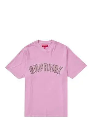 Supreme Cracked Arc Short Sleeve Top Pink