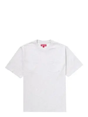 Supreme Short Sleeve Pocket Tee Shirt - Ash Grey