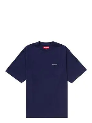 Supreme Short Sleeve Pocket Tee Shirt (ss24) Navy Blue