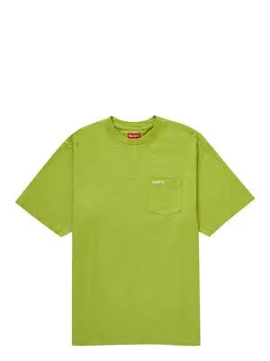 Supreme Short Sleeve Pocket Tee Shirt - Pale Green
