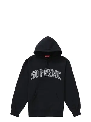 Supreme Stars Arc Hooded Sweatshirt - Black