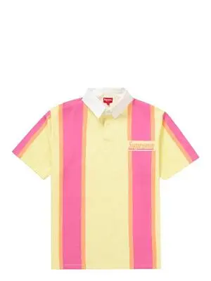SUPREME Stripe Short Sleeve Rugby Shirt