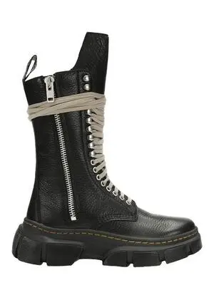 Dr. Martens 1918 Dmxl Calf Length Zip Boot Rick Owens - Black