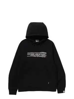 A BATHING APE World Gone Mad Embroidery Pullover Hoodie - Black